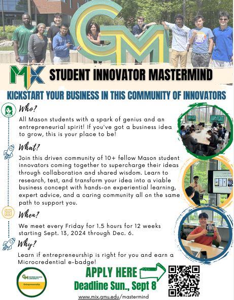Student Innovator Mastermind | Costello College of Business